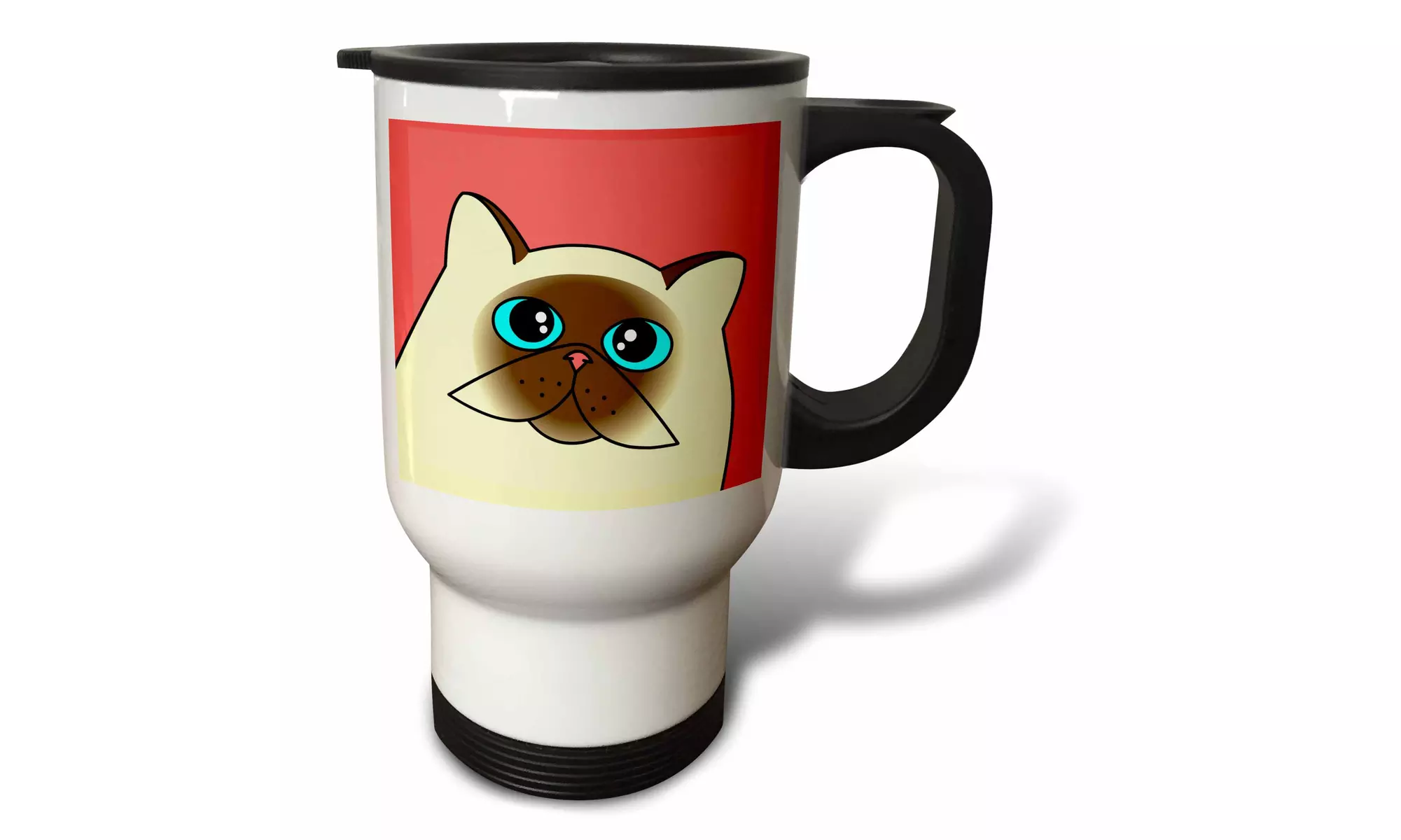 Travel Mug The Curious Cat H... | Groupon Goods