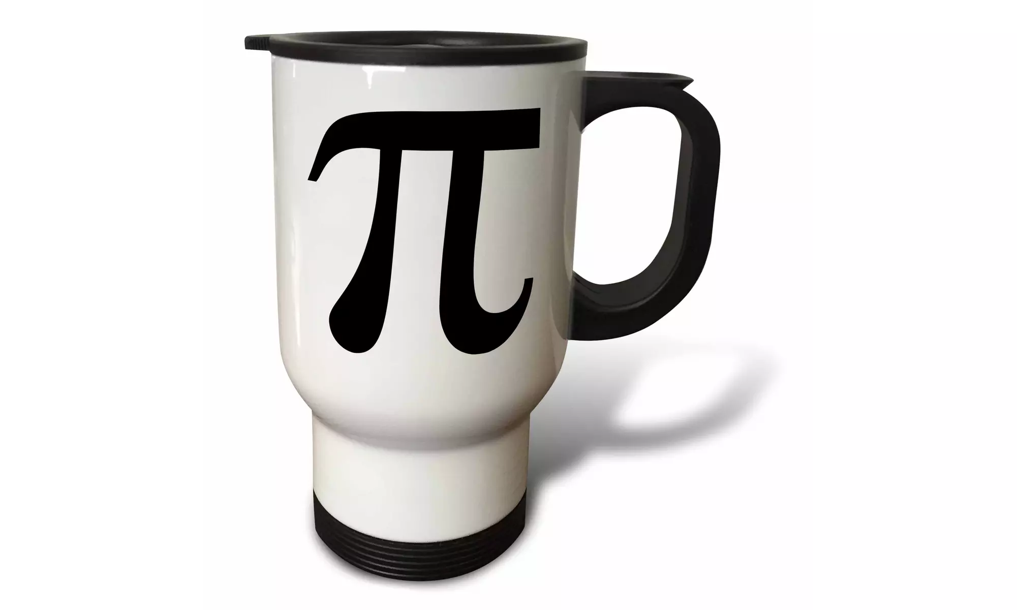 Travel Mug Pi Symbol, Black ... | Groupon Goods