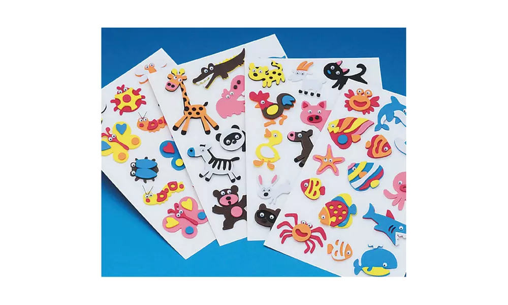 3D Foam Sticker Mega Pack (p... | Groupon Goods