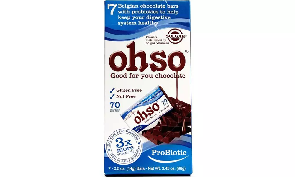 ohso Probiotic Chocolate Bars | Groupon Goods