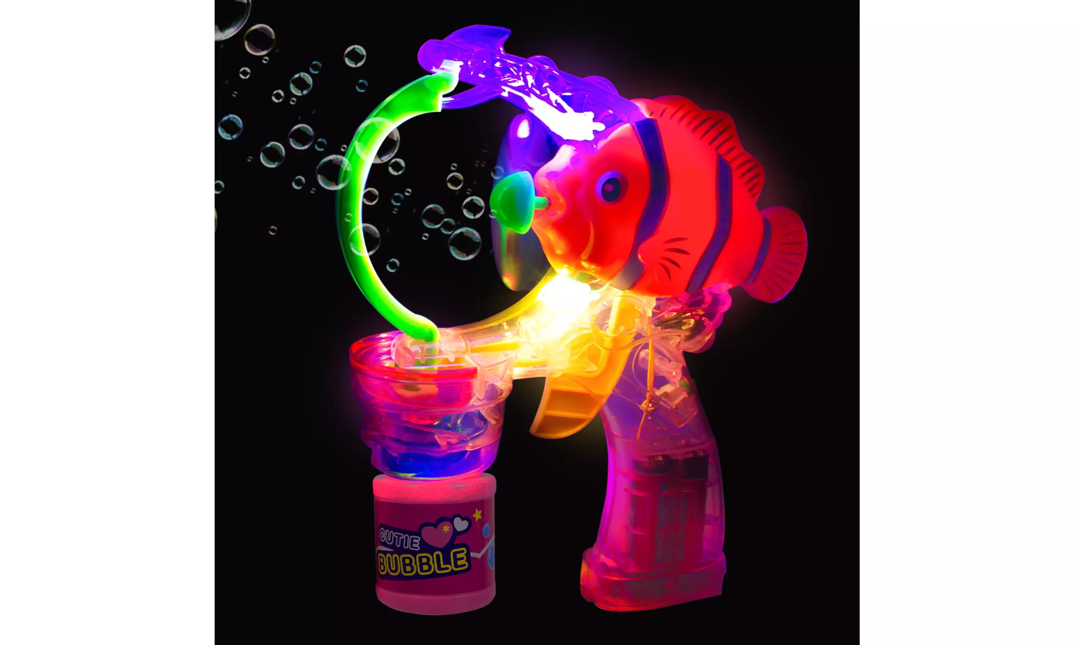 LED Light up Fish Bubble Gun ... | Groupon Goods
