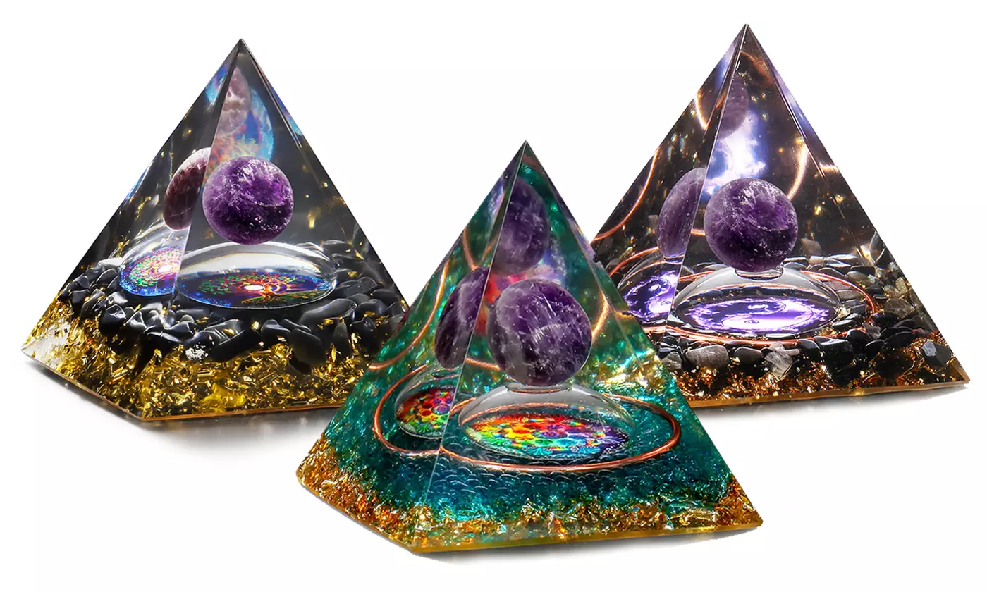 Amethyst Crystal Obsidian Sph... | Groupon Goods