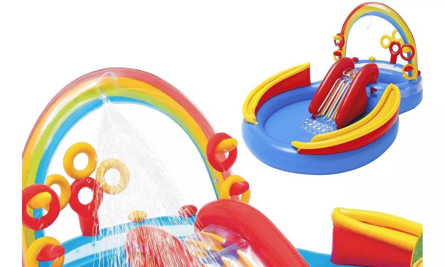 Inflatable Water Slide Swimmi... | Groupon Goods