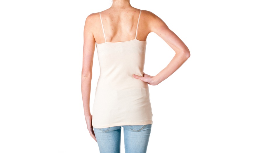Up To 45% Off on Active Long Body Camisole Tan... | Groupon Goods