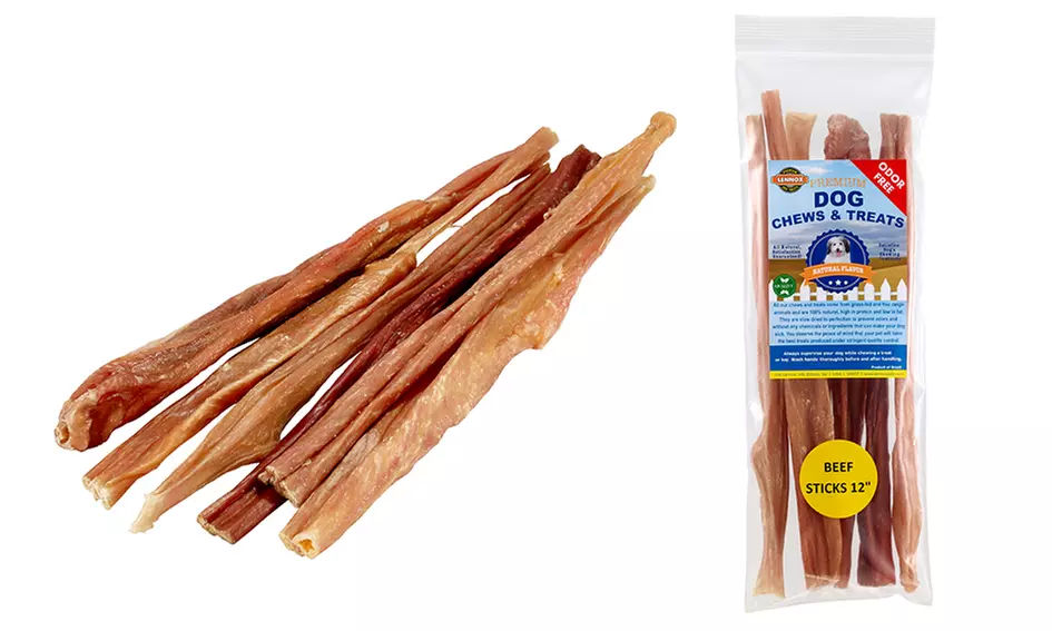 12" Beef Bladder Sticks (8 Oz.) | Groupon Goods