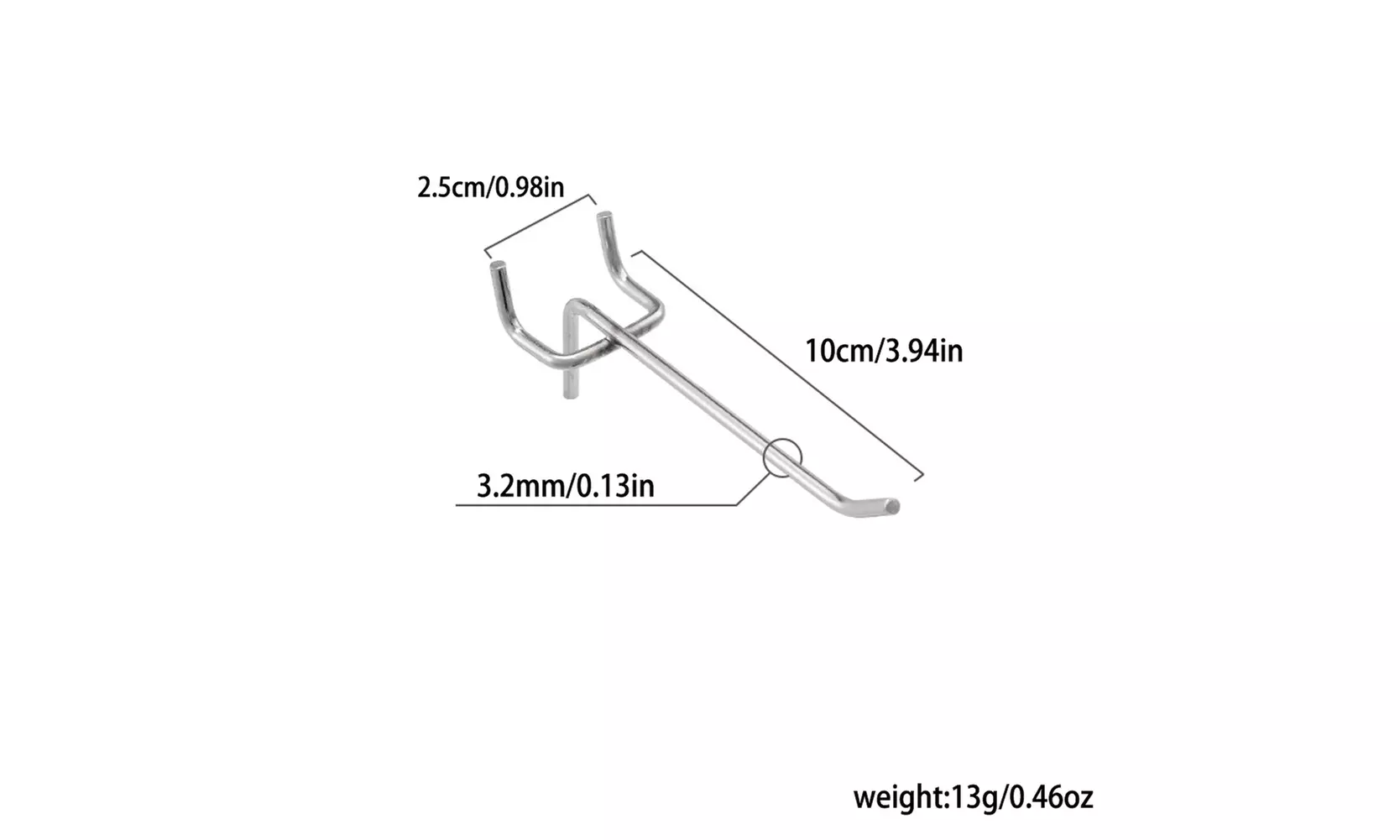 US 100-200 Pc 4" Peg Board Ho... | Groupon Goods