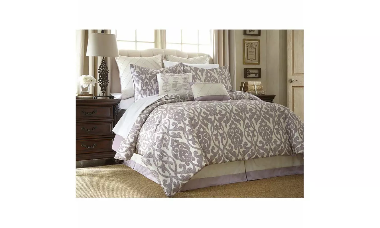8 PIECE COMFORTER SET AZLIN KING | Groupon Goods