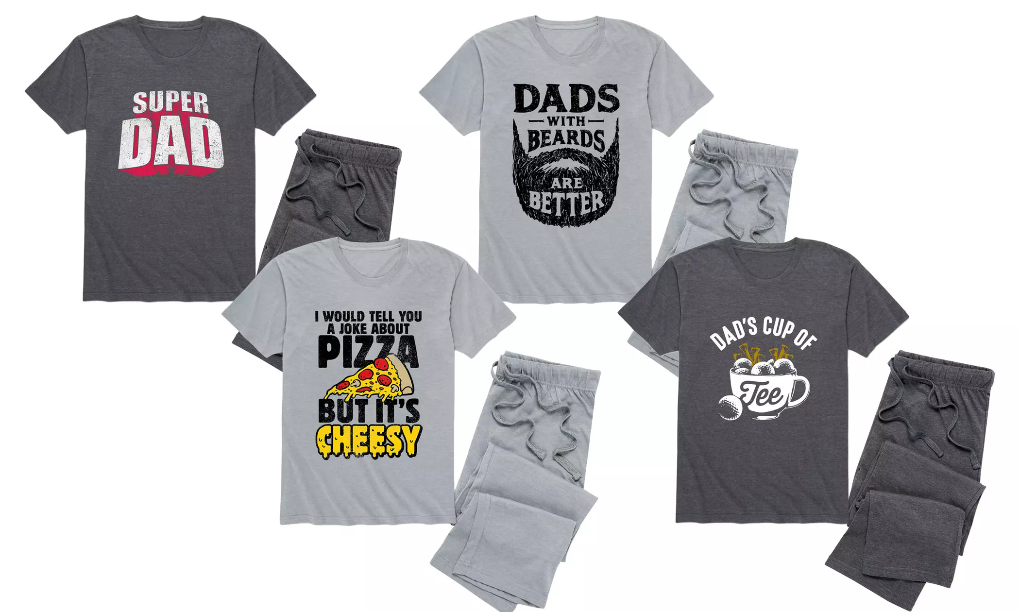 Super Dad & Dad Joke Pajamas | Groupon Goods