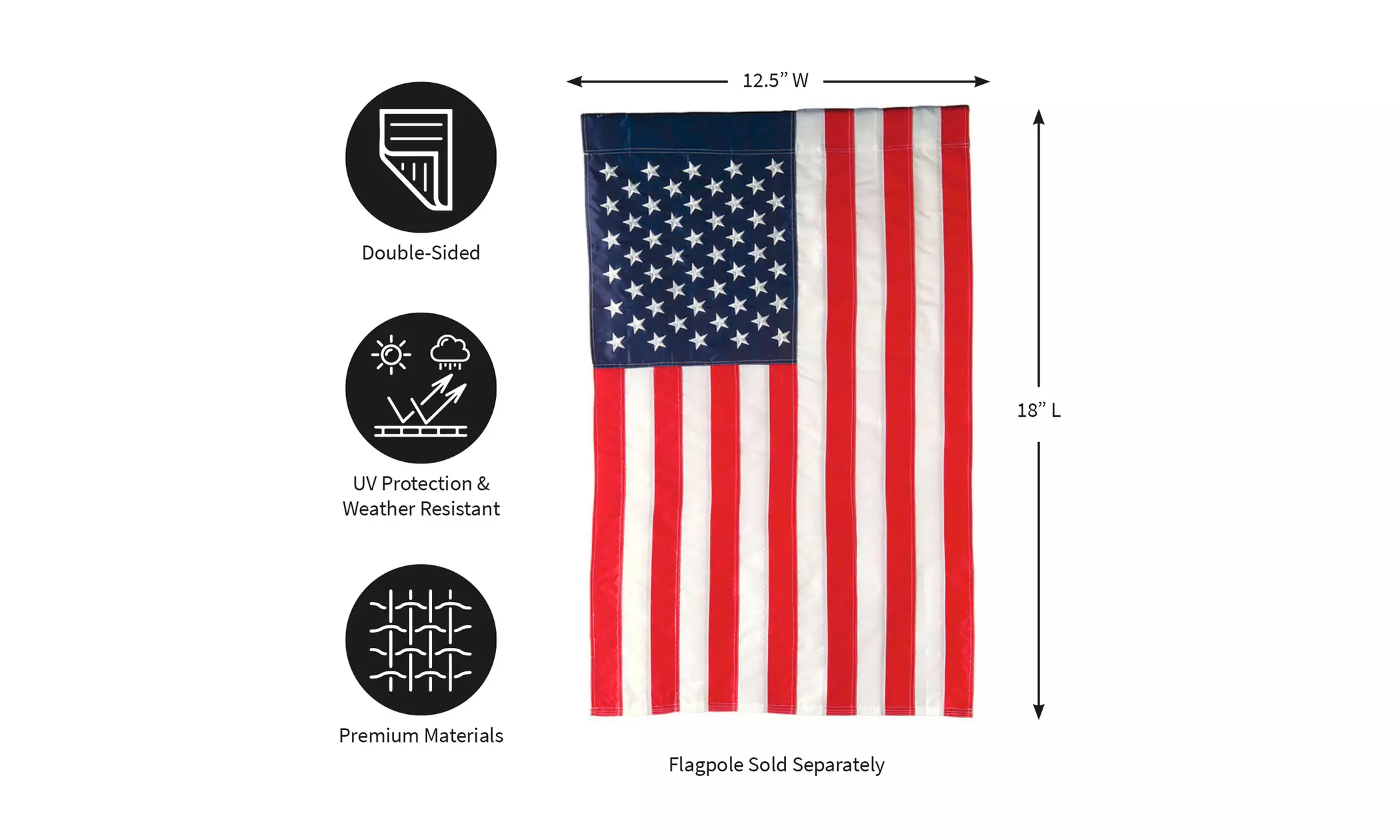 Evergreen Flag American Flag ... | Groupon Goods
