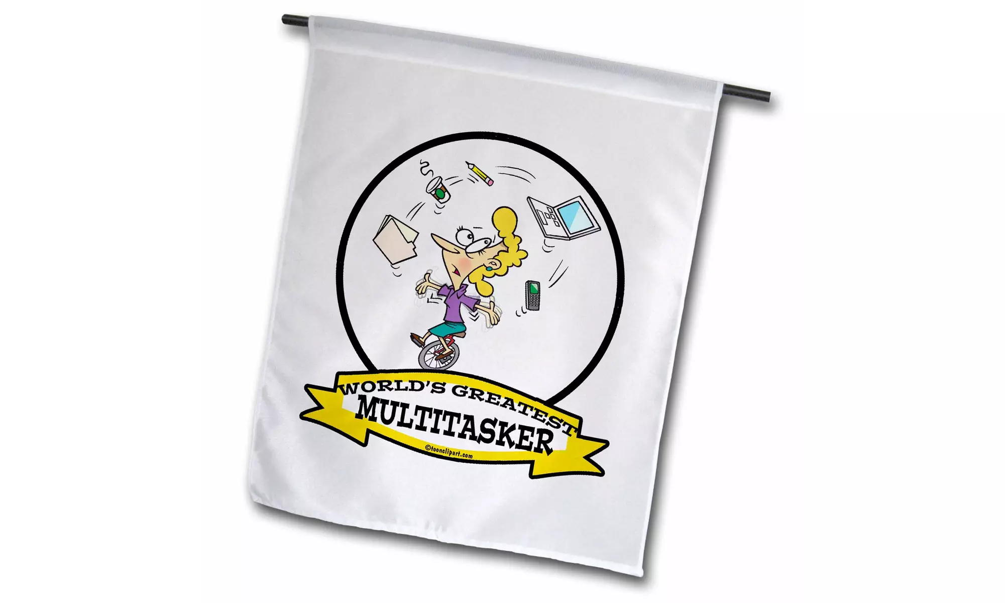 Garden Flag Funny Worlds Gre... | Groupon Goods