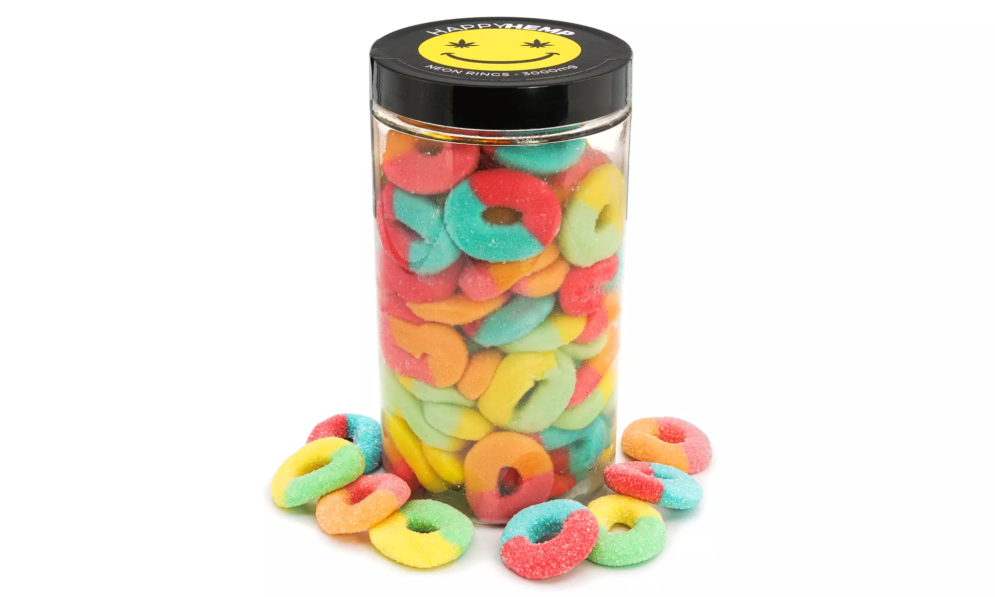 Happy Hemp CBD Neon Gummy Rings | Groupon Goods