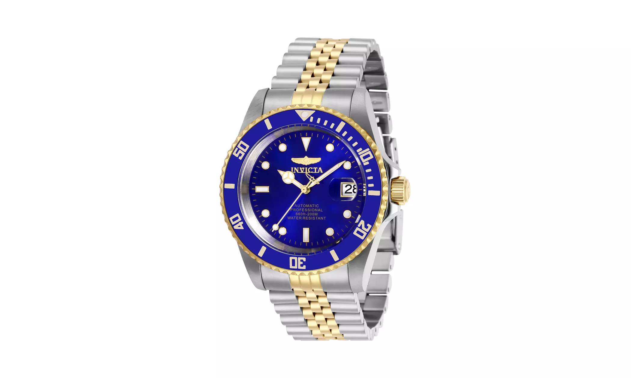 Invicta Mens 29182 Blue Stain... | Groupon Goods