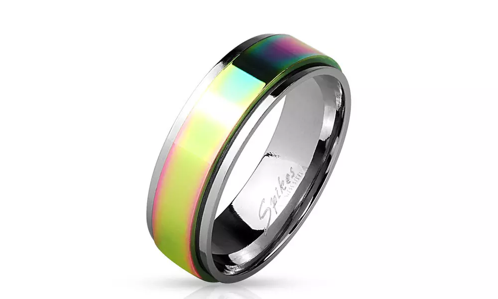 Rainbow IP Spinner Stainless ... | Groupon Goods