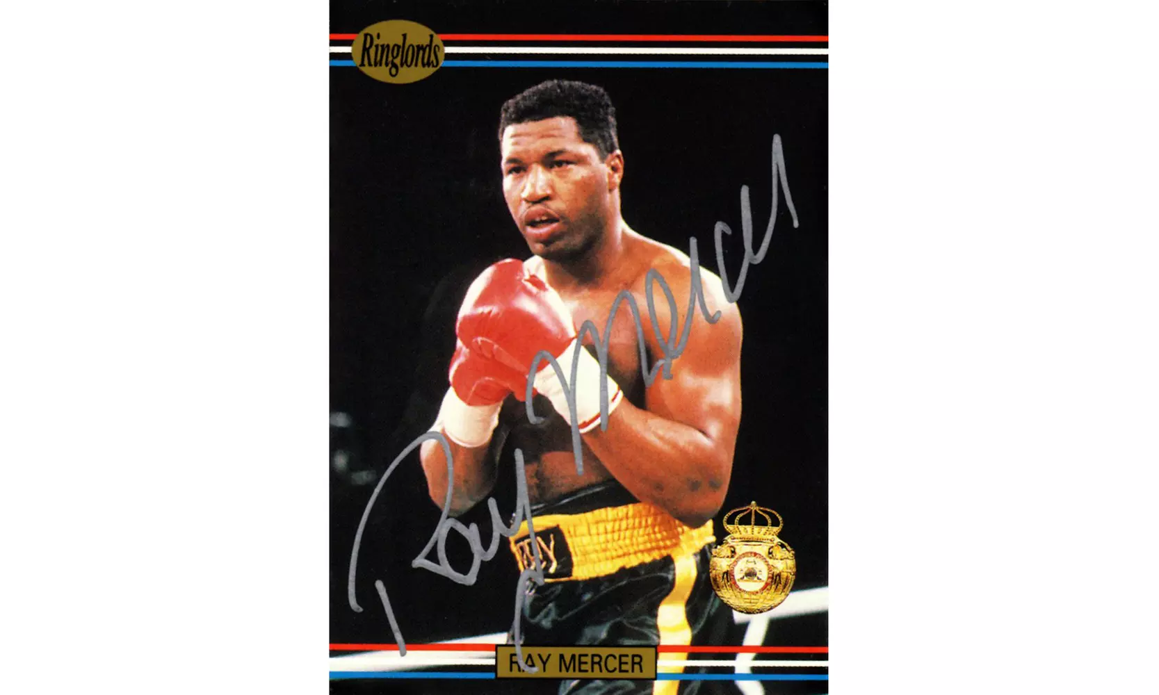 Ray Mercer Signed 1991 Ringlo... | Groupon Goods