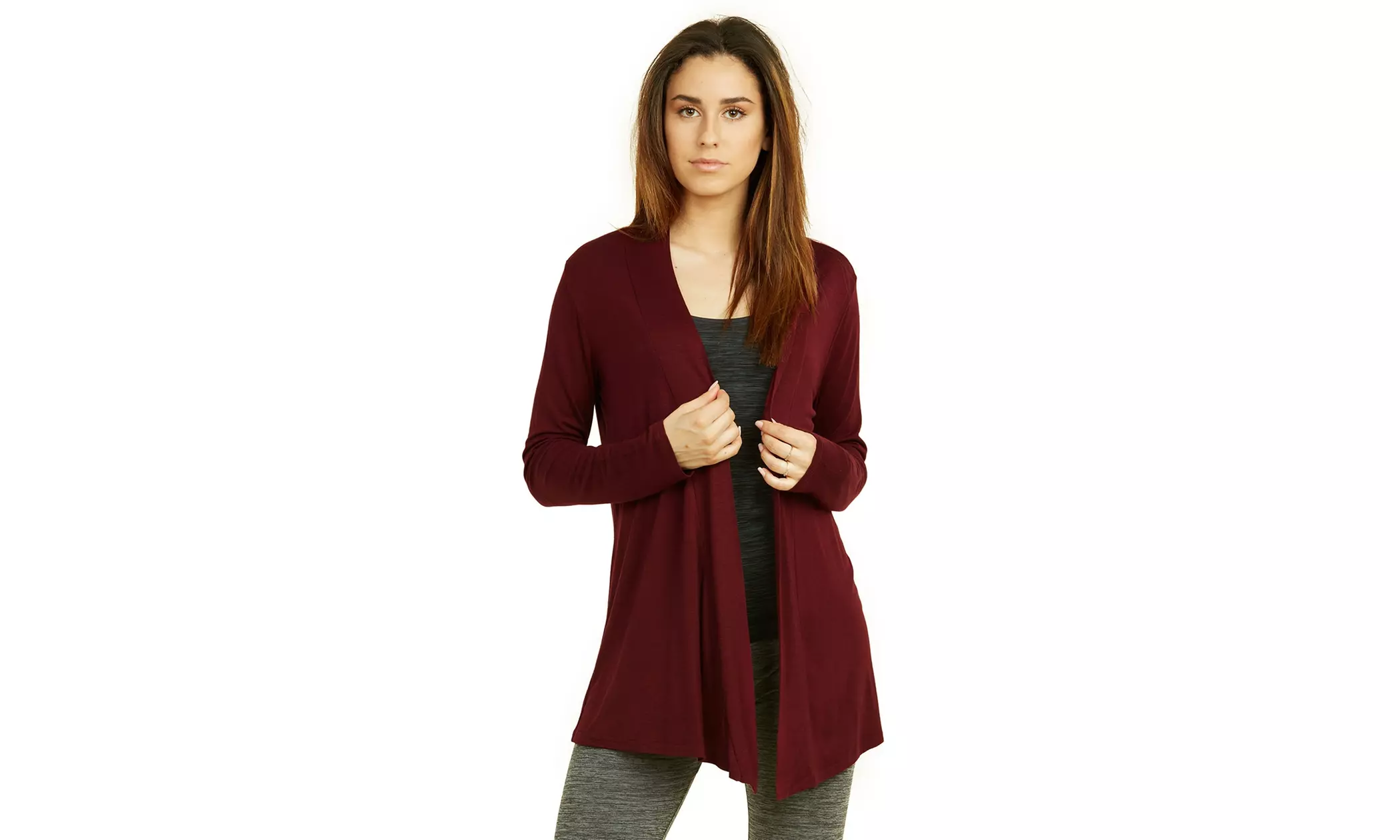 Women's Rayon Cardigan (5 Col... | Groupon Goods