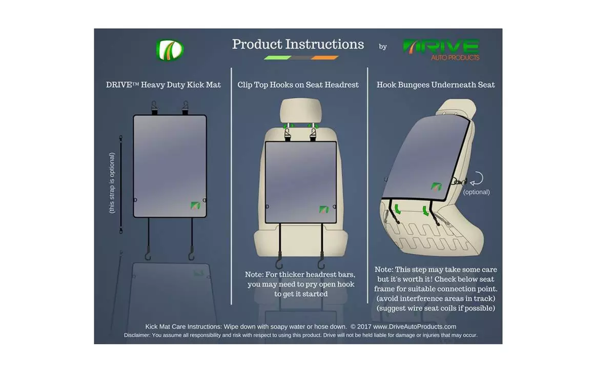 Car Child Kick Mat by Drive A... | Groupon Goods