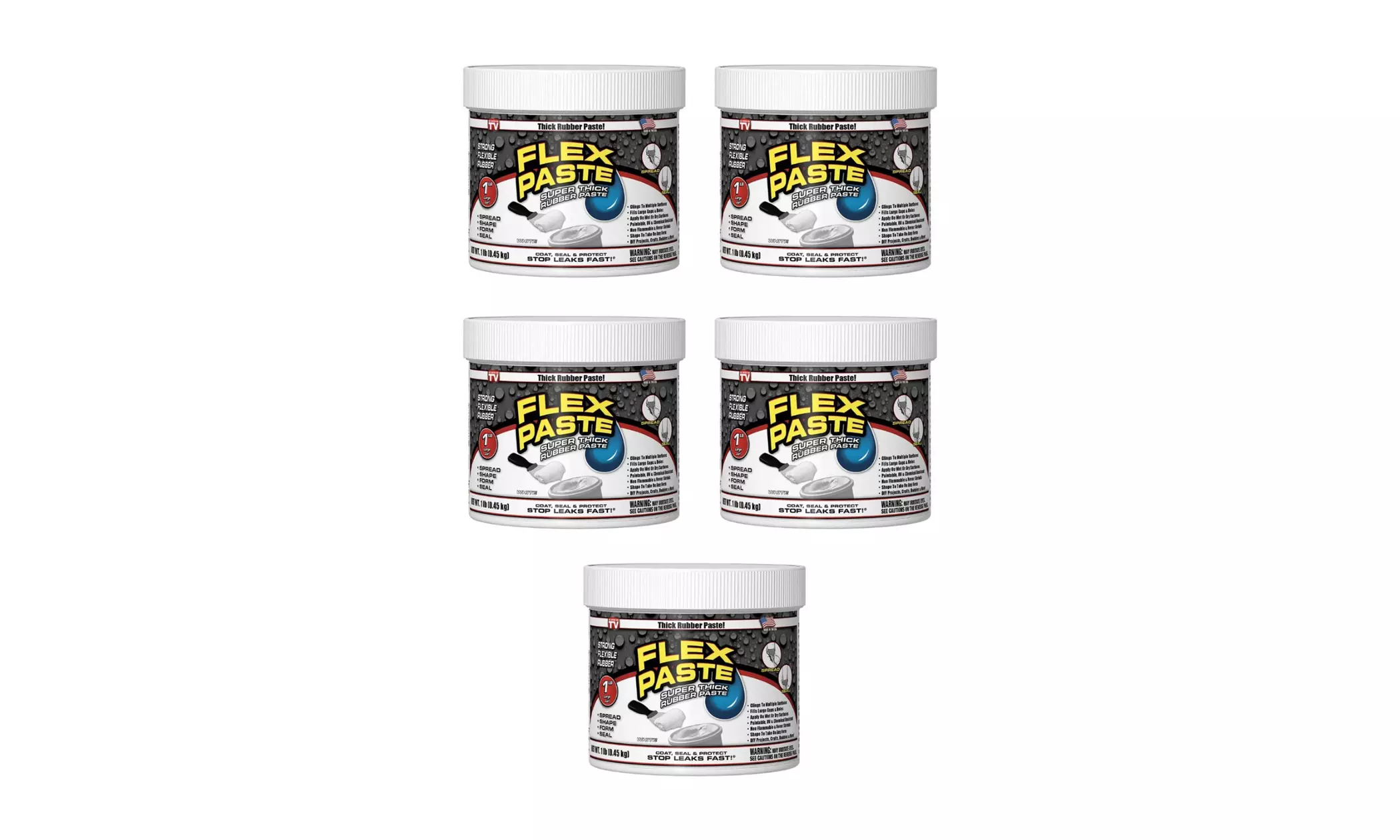 Flex Seal Flex Paste 1lb Jar ... | Groupon Goods