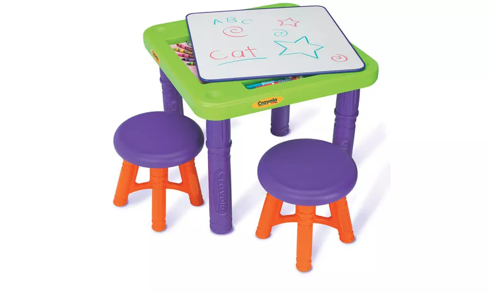 Crayola Sit N Draw Play Table | Groupon Goods