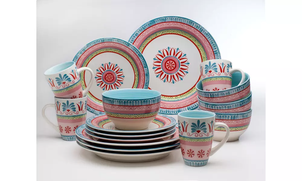 Merille Dinnerware Set (16-Pc.) | Groupon Goods