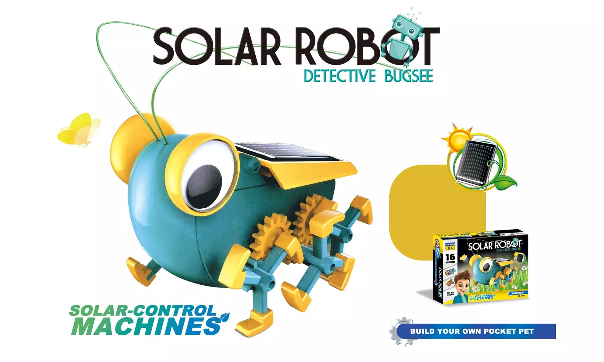 STEM DIY Solar Robot Bug | Groupon Goods