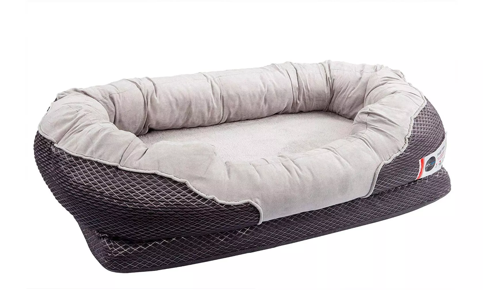 Gray Orthopedic Dog Bed - Snu... | Groupon Goods