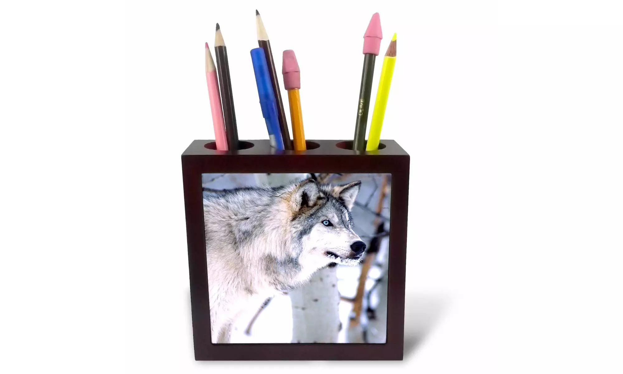 Tile Pen Holder - Timber Wol... | Groupon Goods