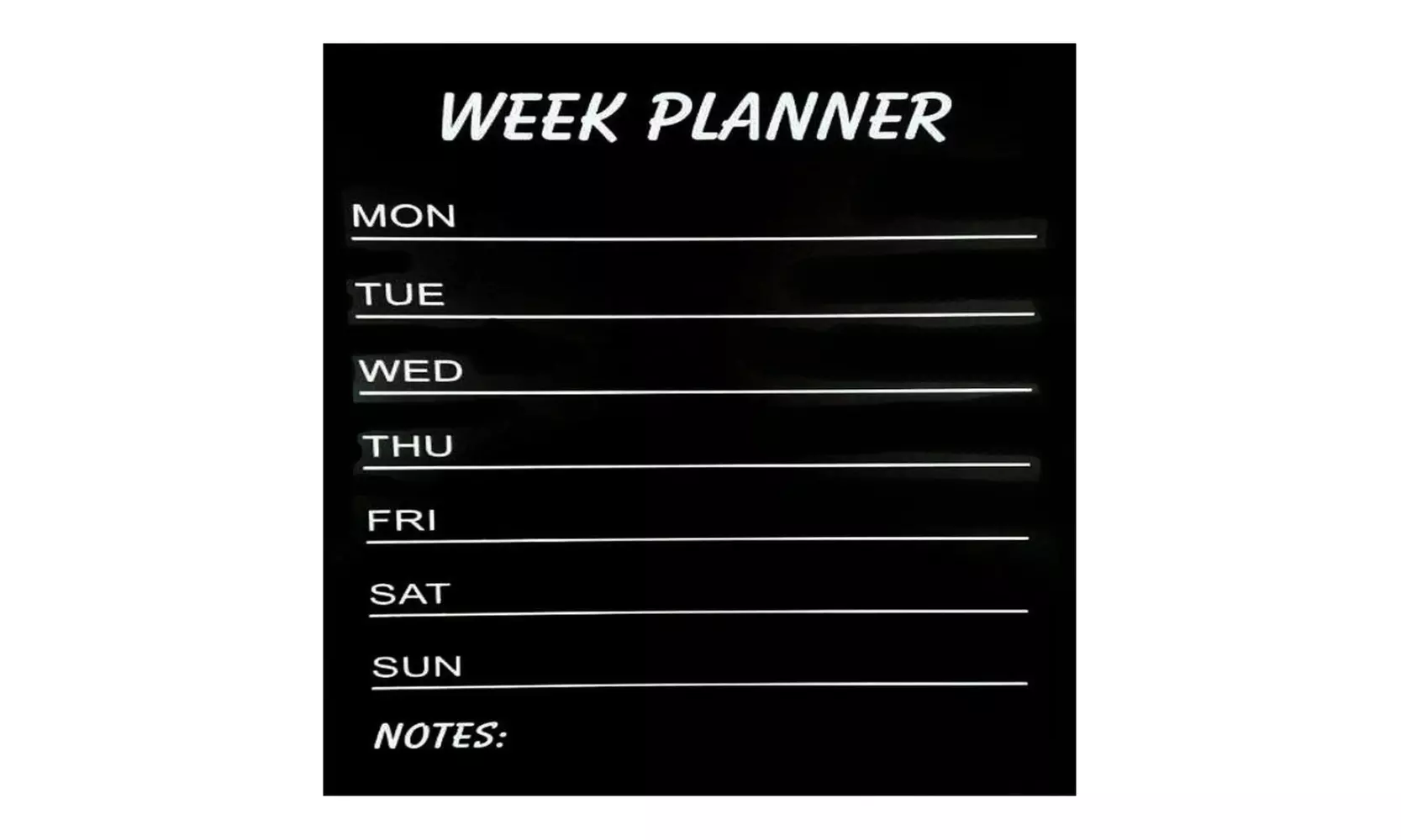 Blackboard Weekly Planner Wal... | Groupon Goods