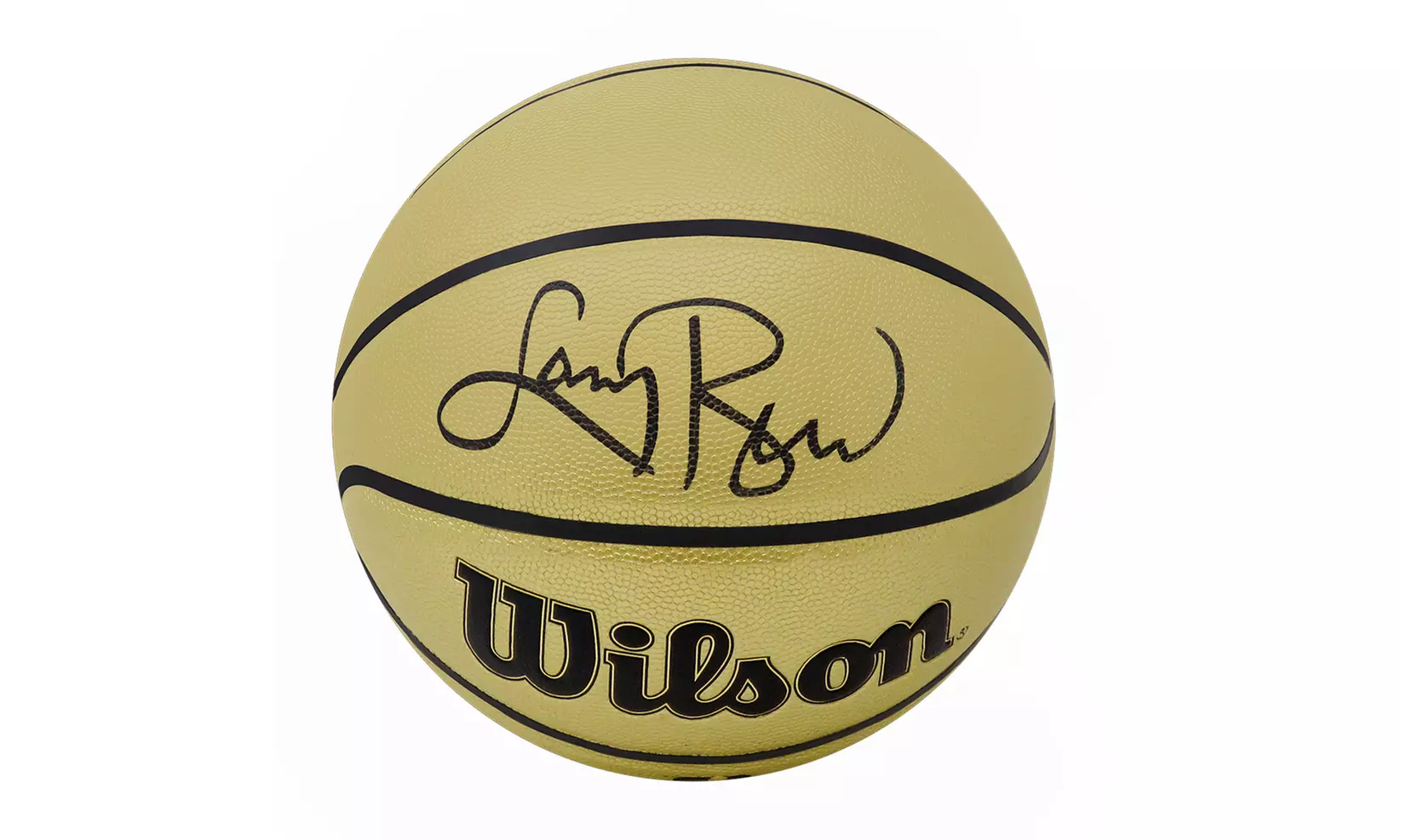 Larry Bird Signed Wilson Gold... | Groupon Goods