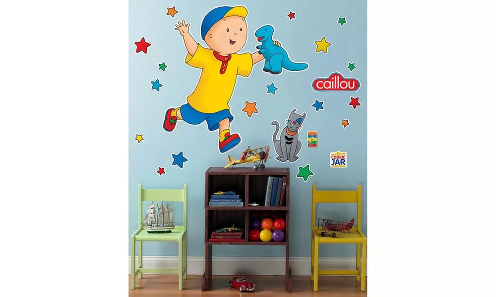 Caillou Giant Wall Decals Par... | Groupon Goods