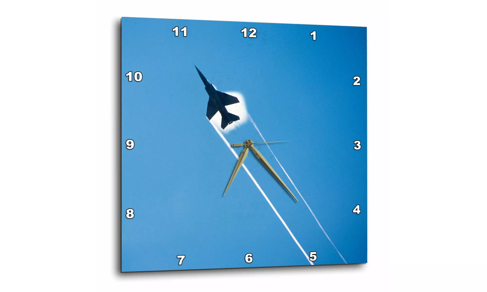 Wall Clock - Mirage Jet Figh... | Groupon Goods