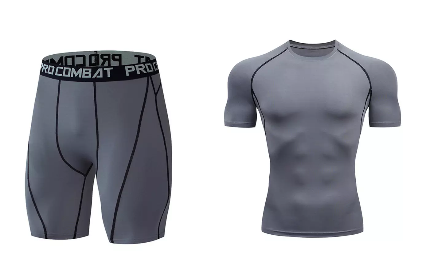 Men's Compression Workout Clo... | Groupon Goods