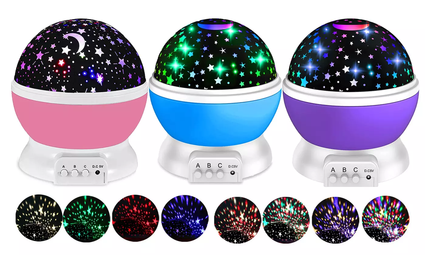 Baby Night Light Moon Star Pr... | Groupon Goods