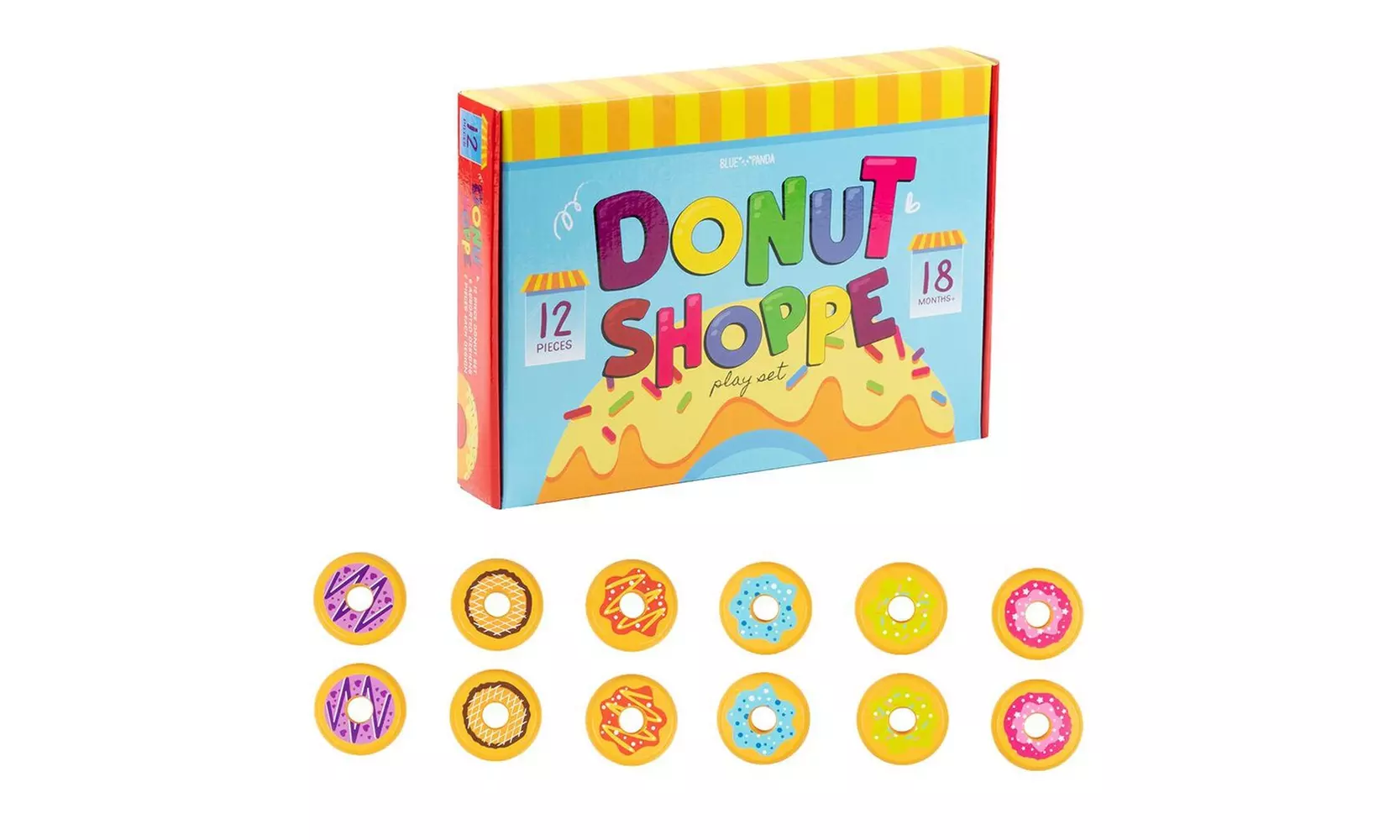 12-Pack Donut Snacks Shop Kid... | Groupon Goods