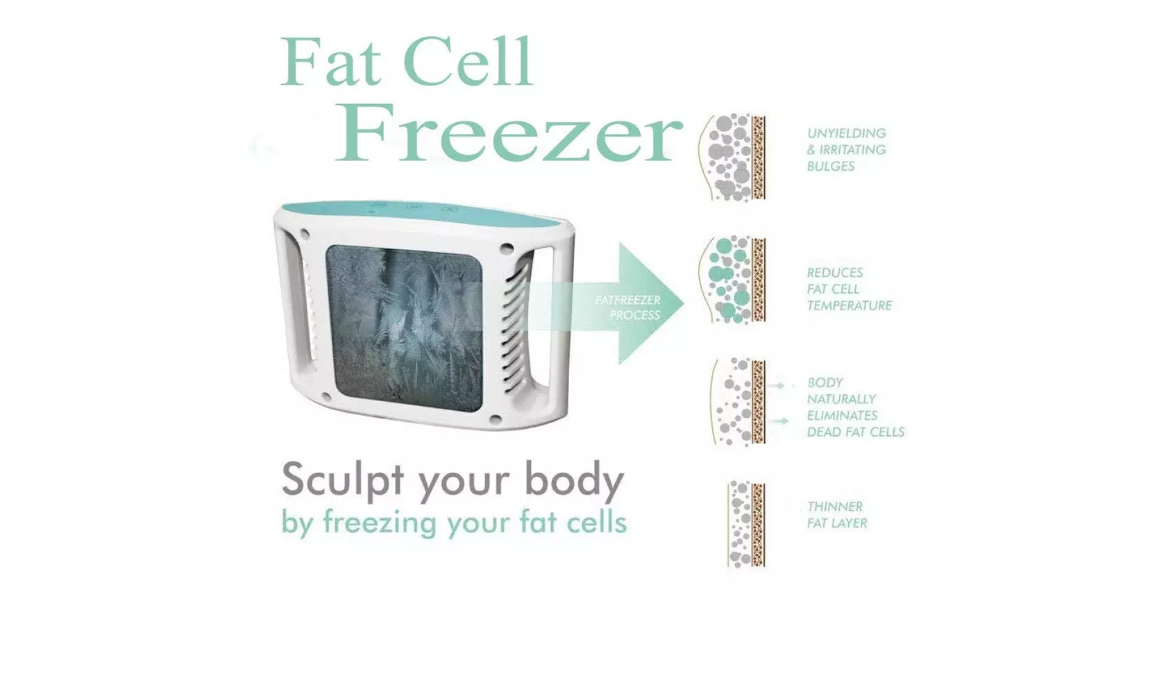 5 Fat Cell Freeze Pads | Groupon Goods