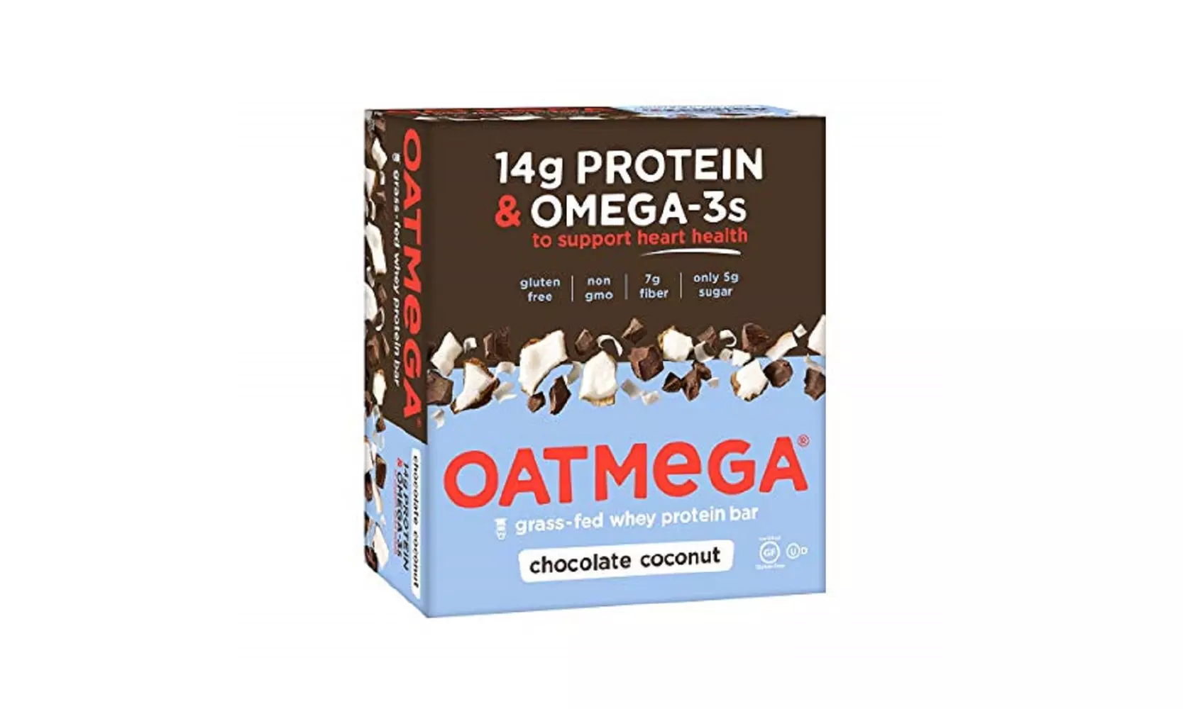 OATMEGA Protein Bar, Chocolat... | Groupon Goods