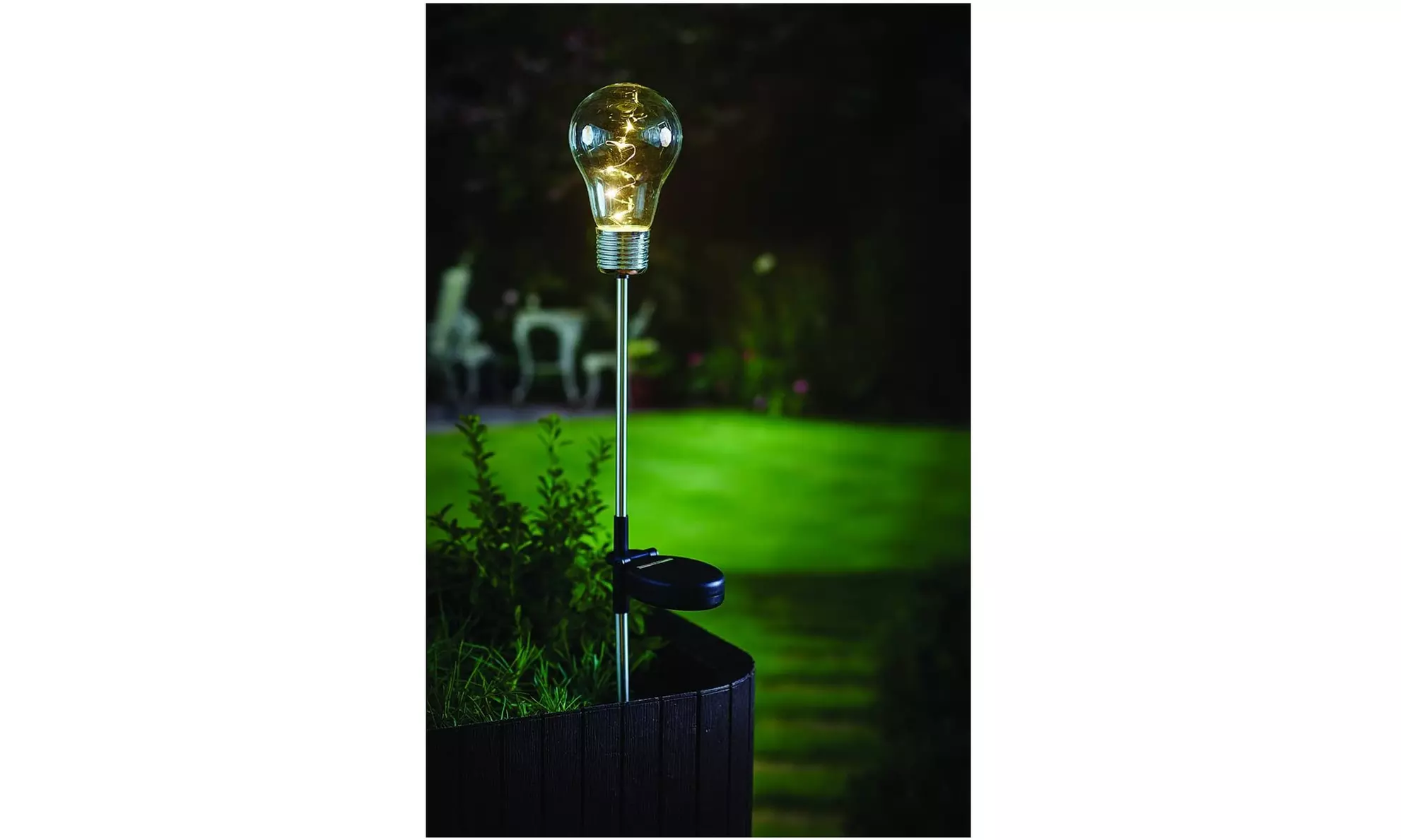 Edison Style Solar Stake Light | Groupon Goods