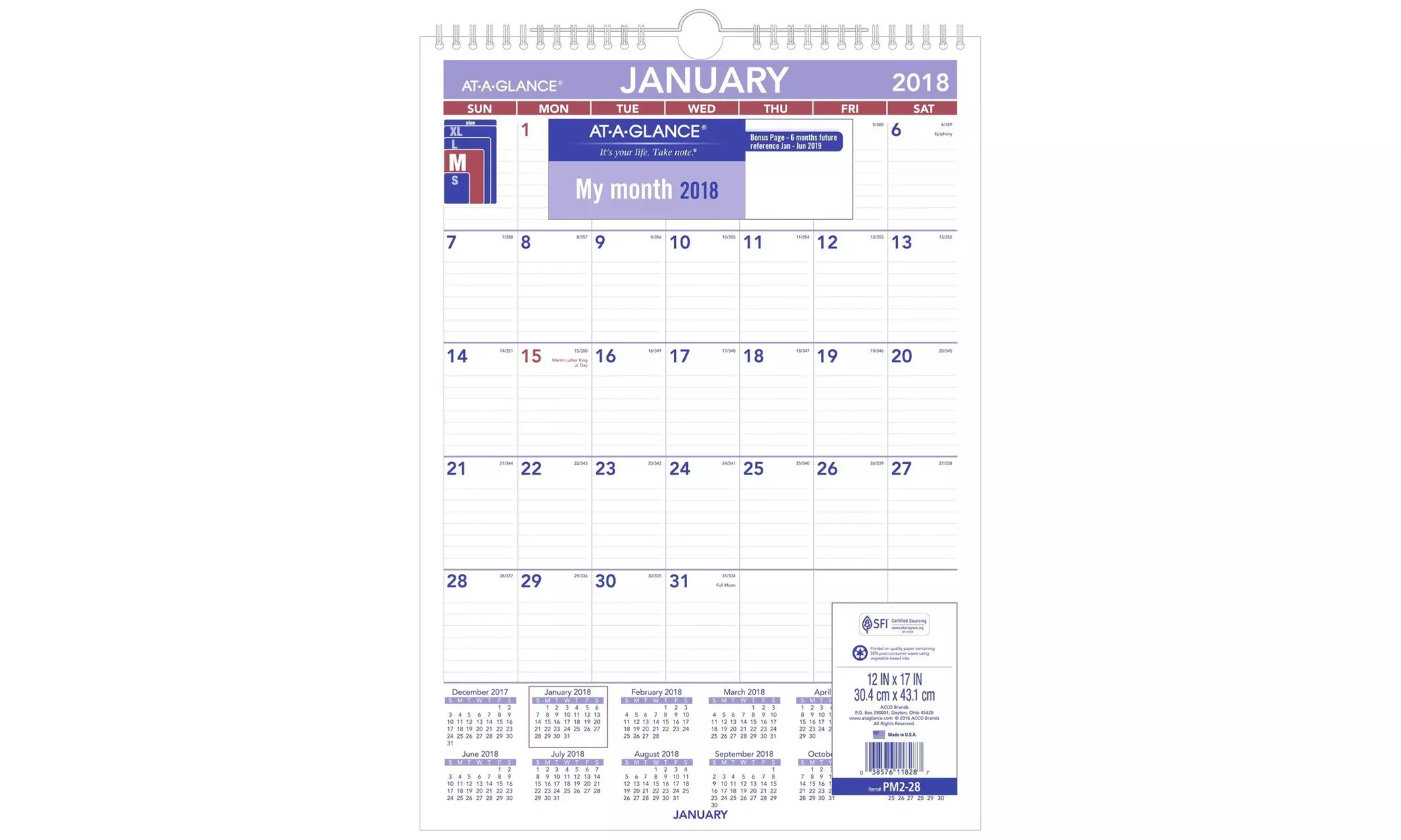 on At-A-Glance PM228 Ruled Daily... | Groupon Goods