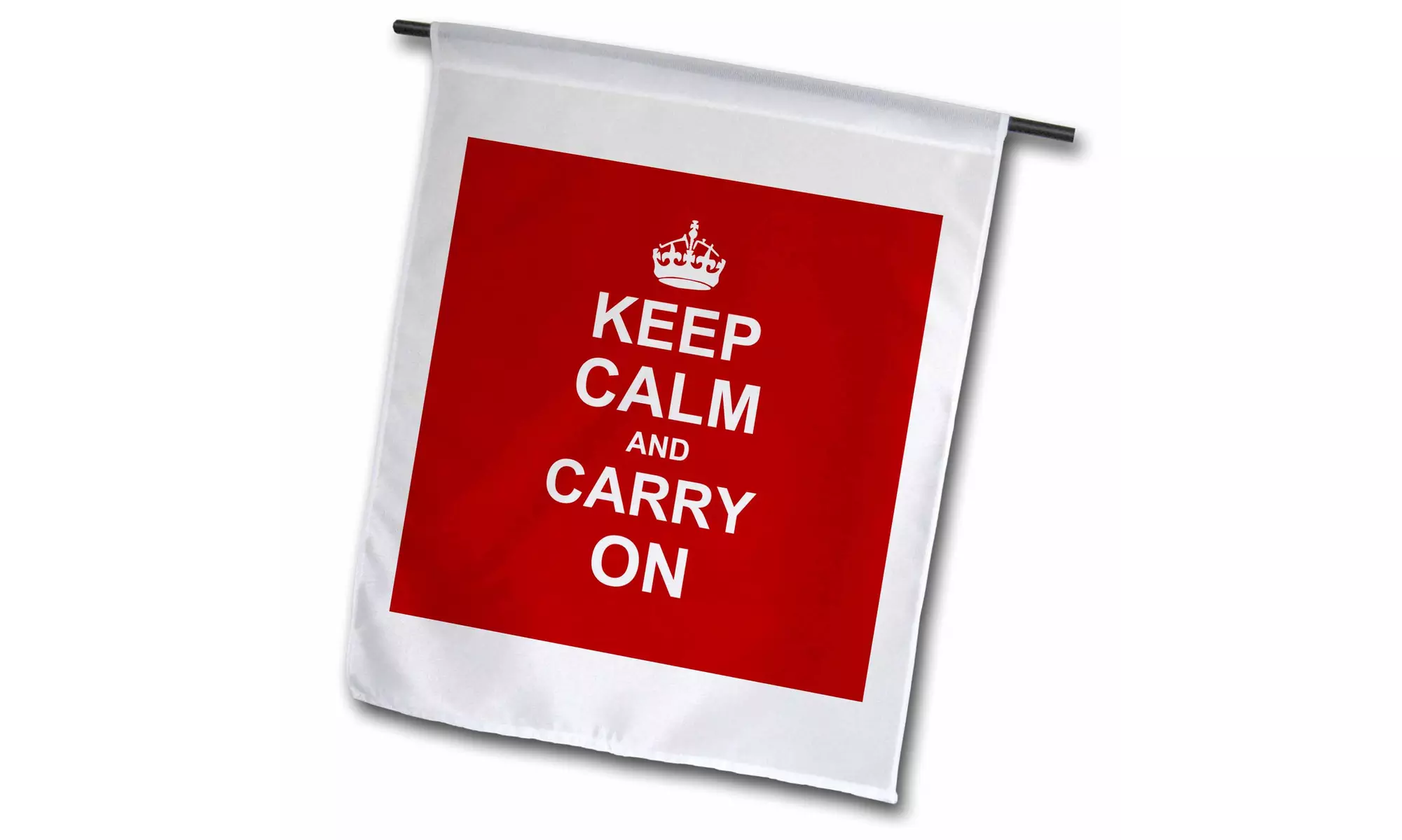 Garden Flag Keep Calm and Ca... | Groupon Goods