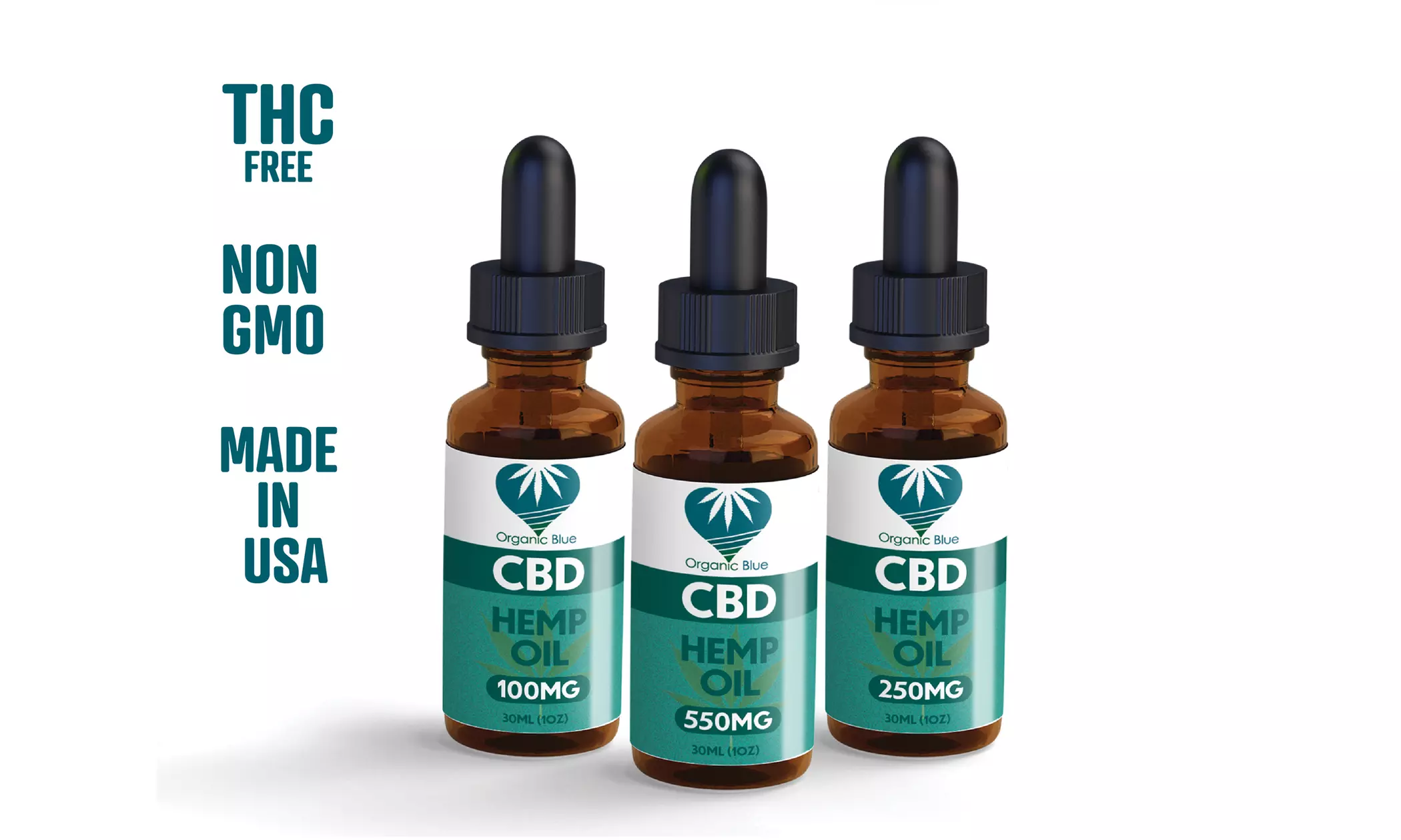 Organic Blue CBD Hemp Oil - C... | Groupon Goods