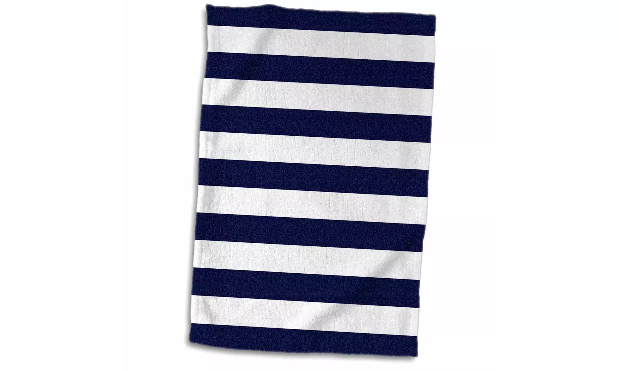 Towel - Navy Blue White Stri... | Groupon Goods