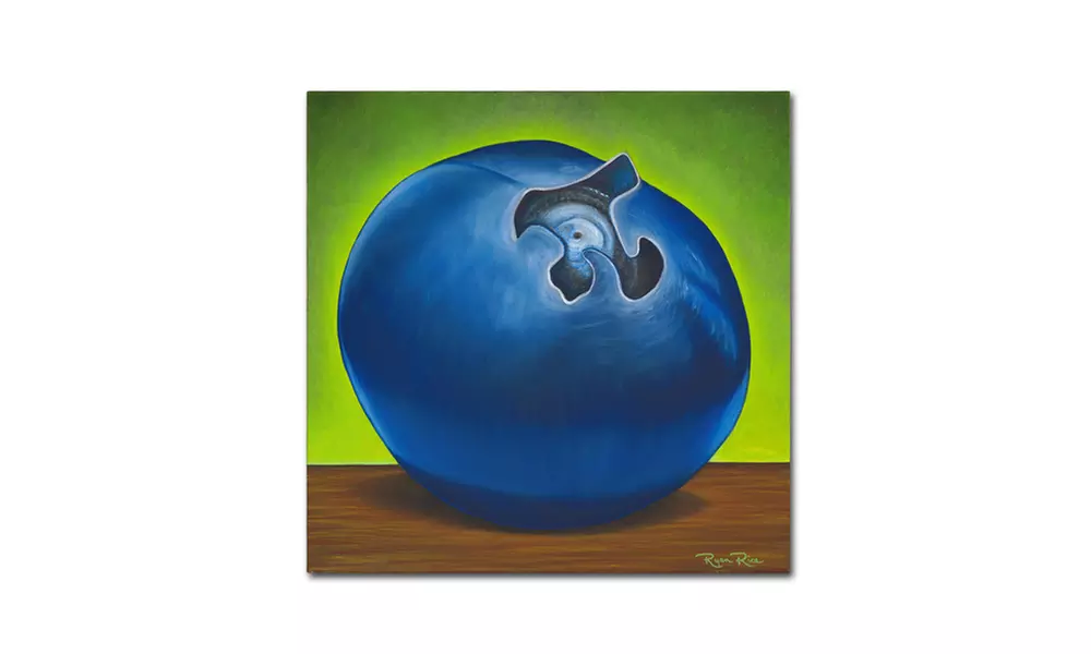Ryan Rice Fine Art 'Blueberry... | Groupon Goods