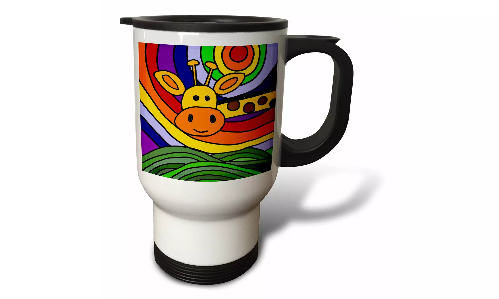 Travel Mug Cute Funny Giraff... | Groupon Goods