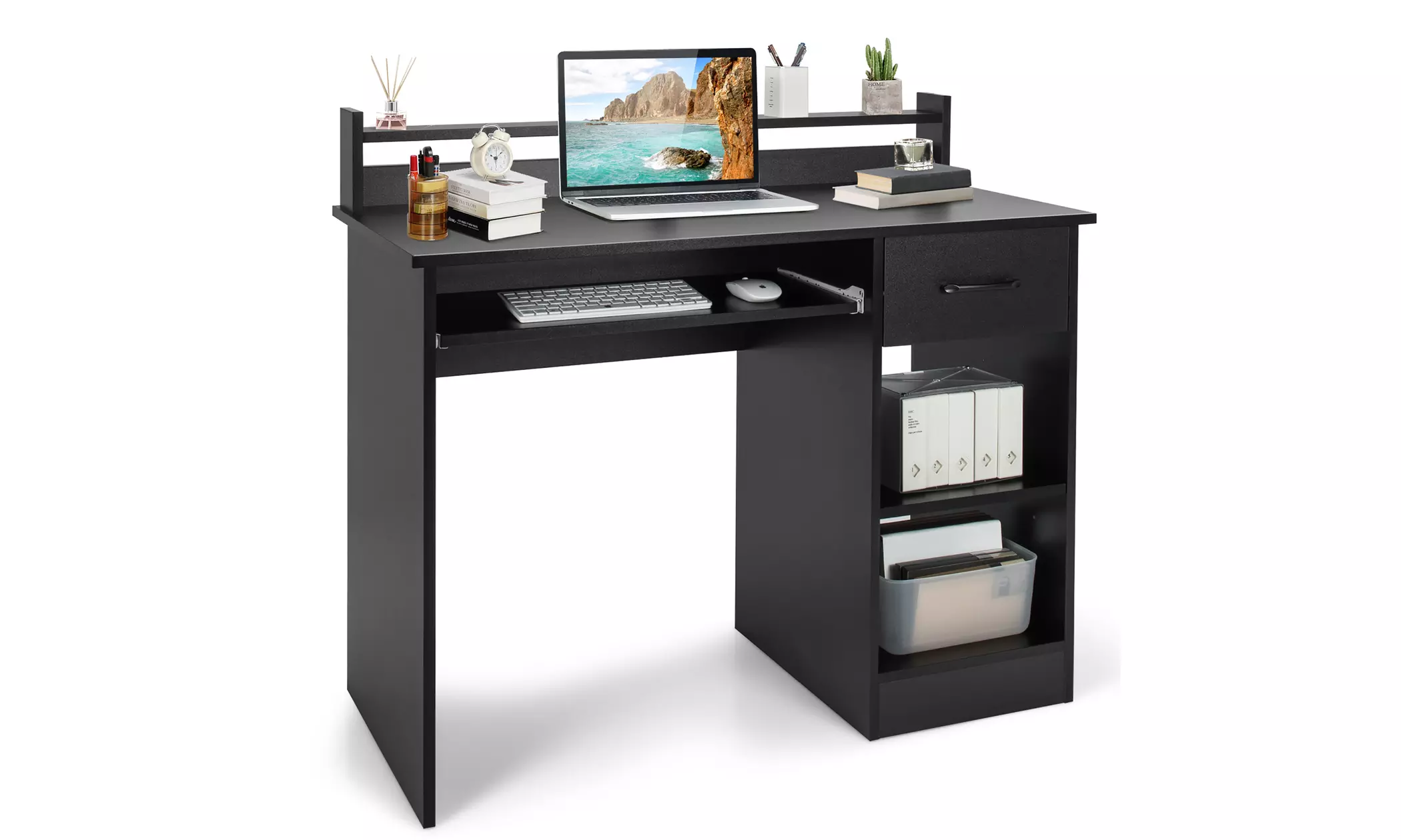 Costway Wide Computer Desk Wr... | Groupon Goods