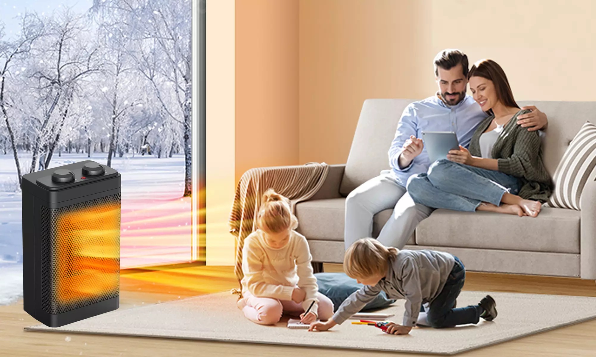 Space Heater Electric Heaters... | Groupon Goods