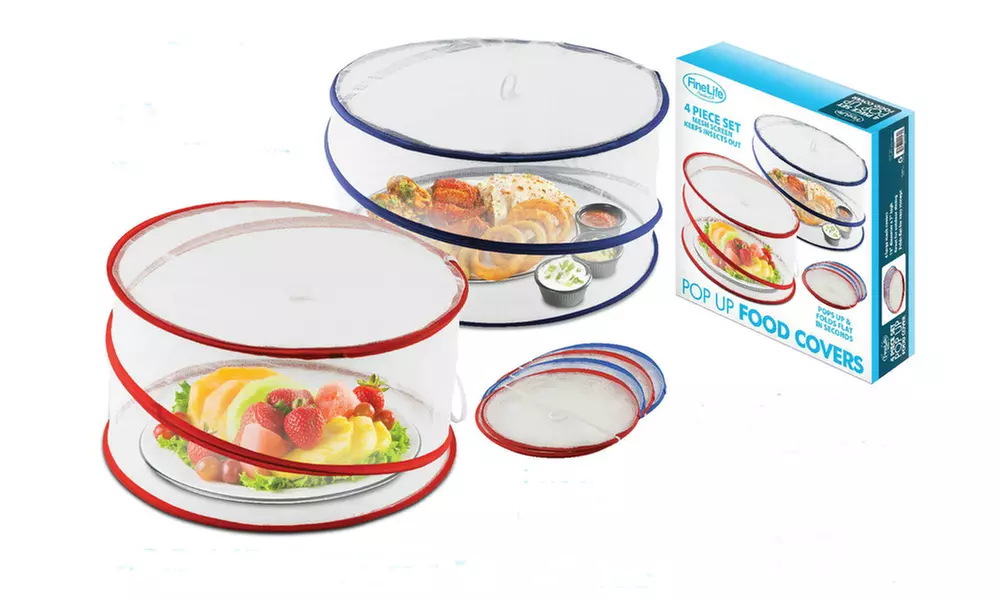 Pop-Up Food Cover Set (4-Piece) | Groupon Goods
