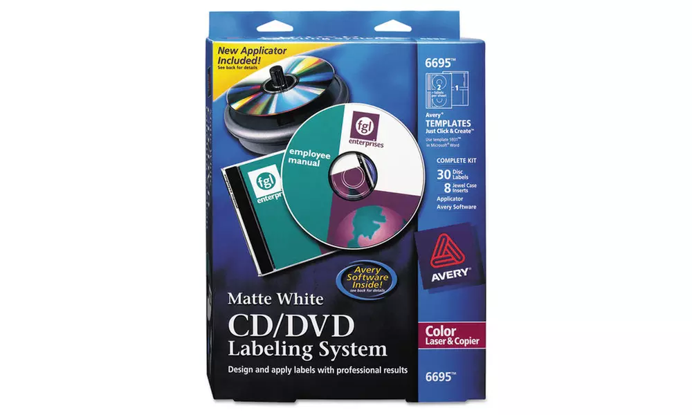 Avery CD/DVD Design Labeling ... | Groupon Goods