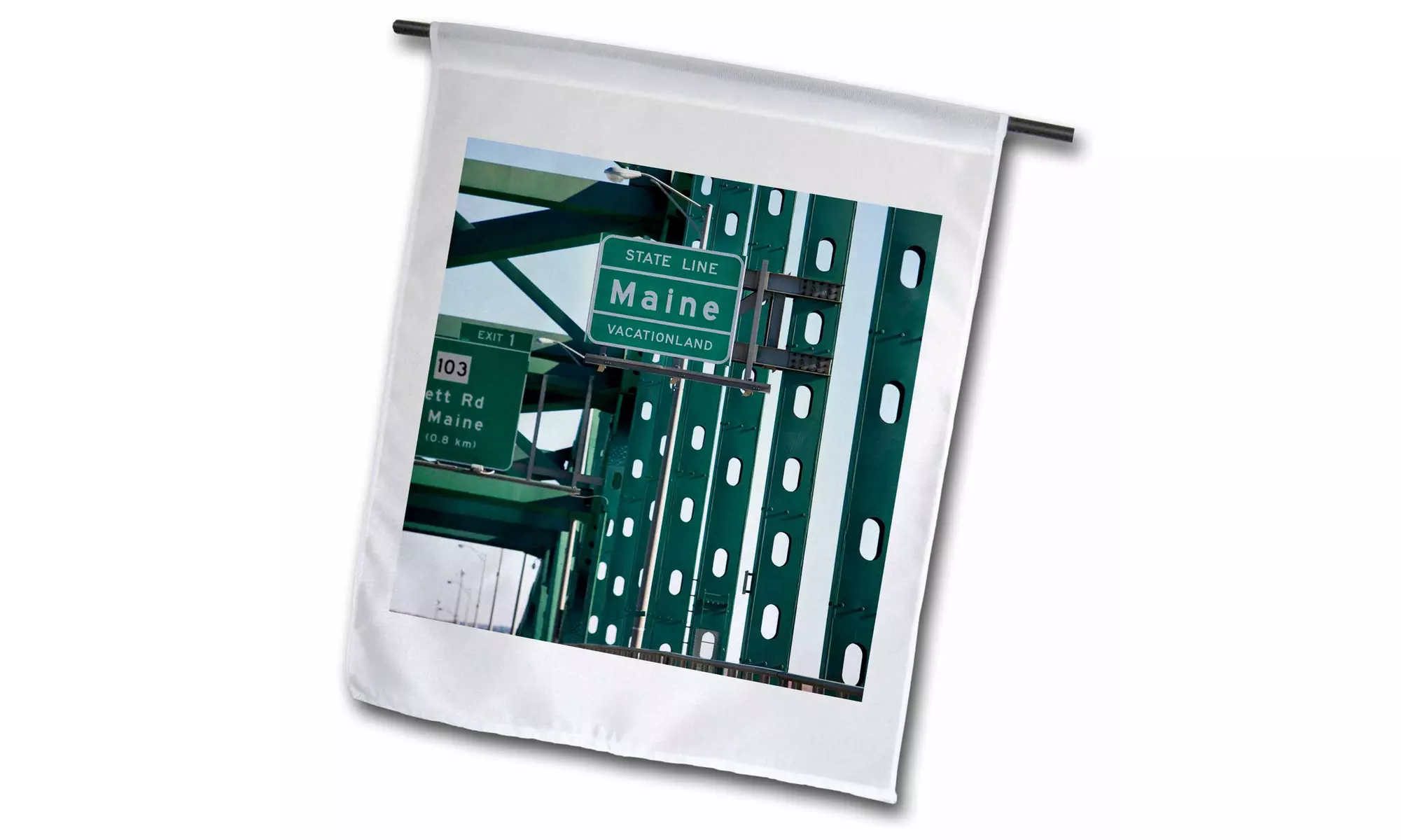 Garden Flag Maine state line... | Groupon Goods