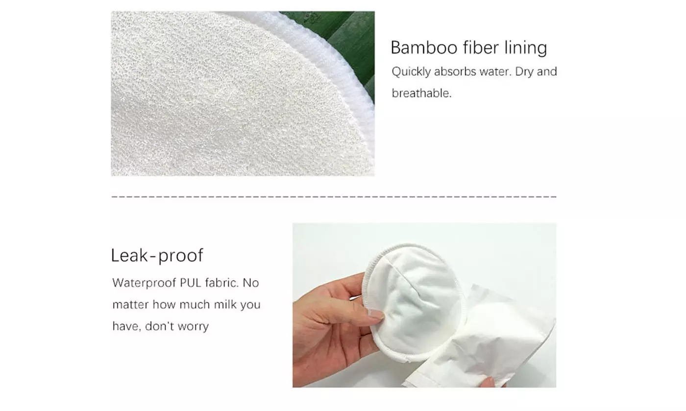 14 Washable Bamboo Nursing Br... | Groupon Goods