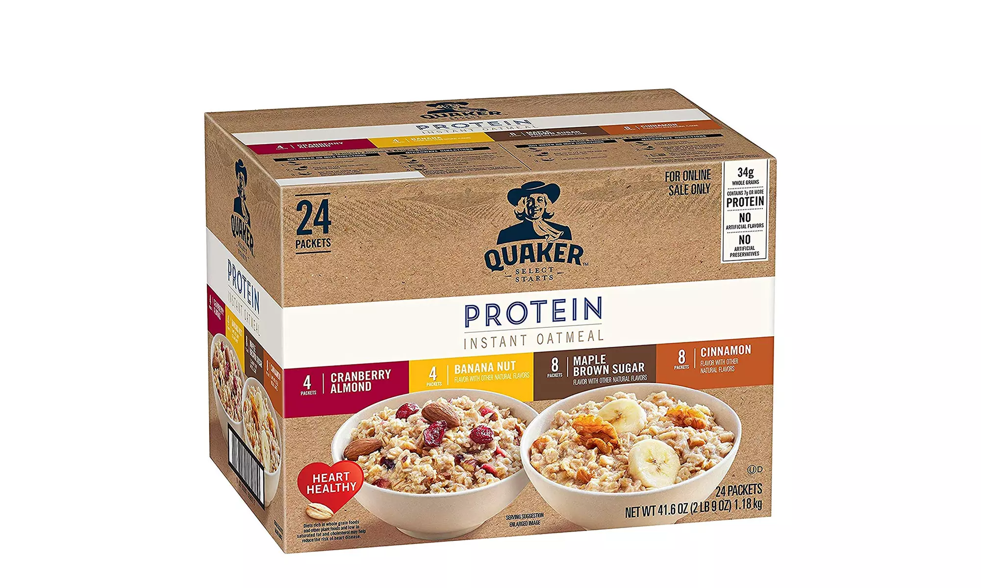 Quaker Instant Oatmeal, Prote... | Groupon Goods