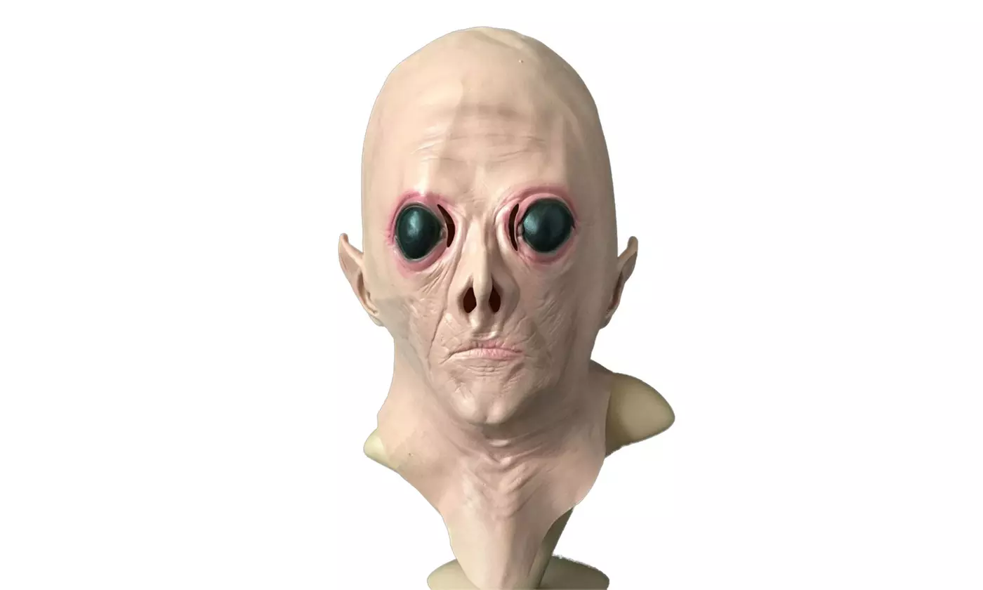 UFO Alien Mask Latex Hallowee... | Groupon Goods